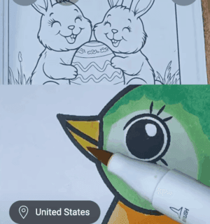 Bird with Floral Easter Egg Coloring Page - Mindset Flow